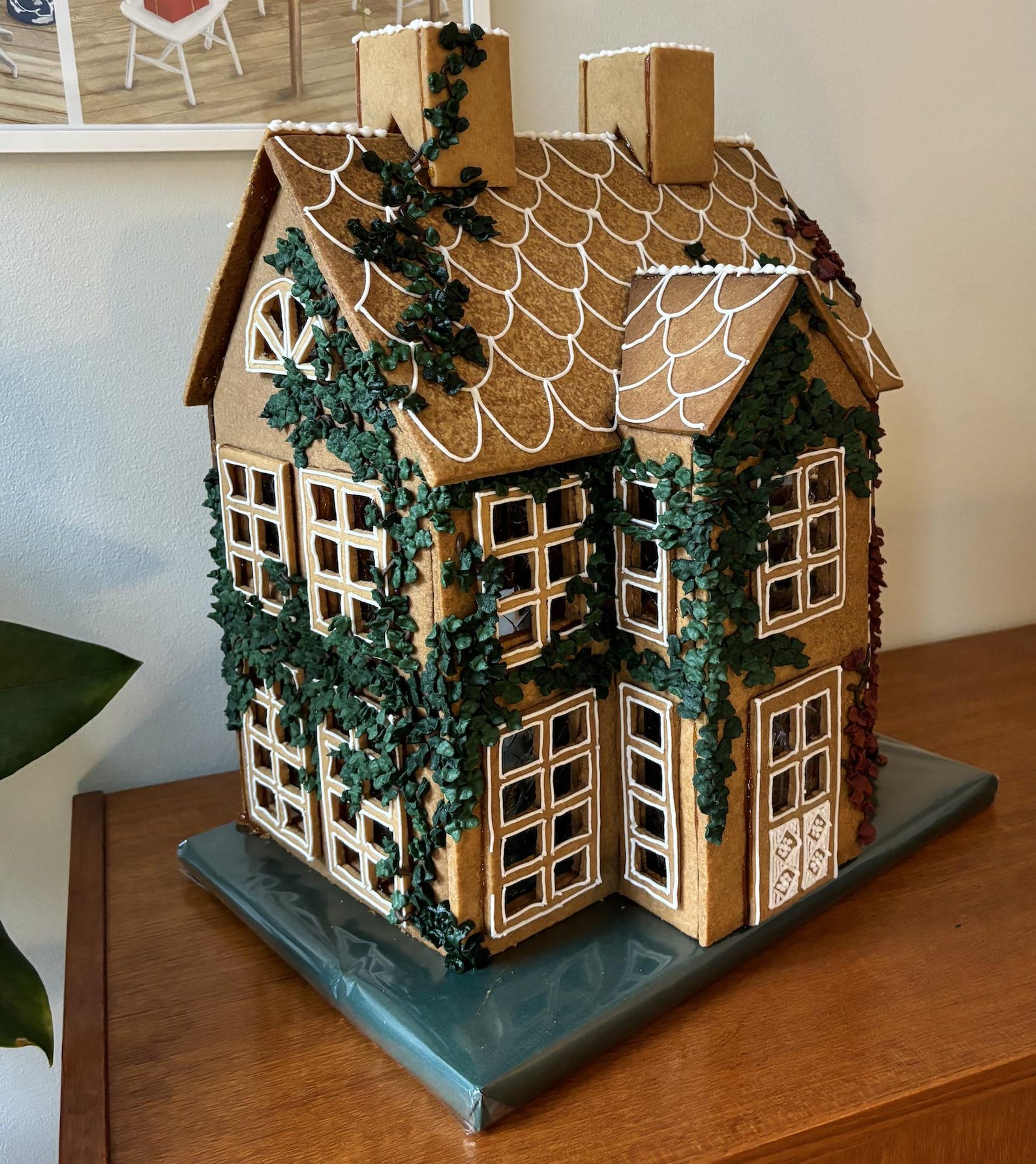 The 2024 Villa - Gingerbread House Template - Etsy