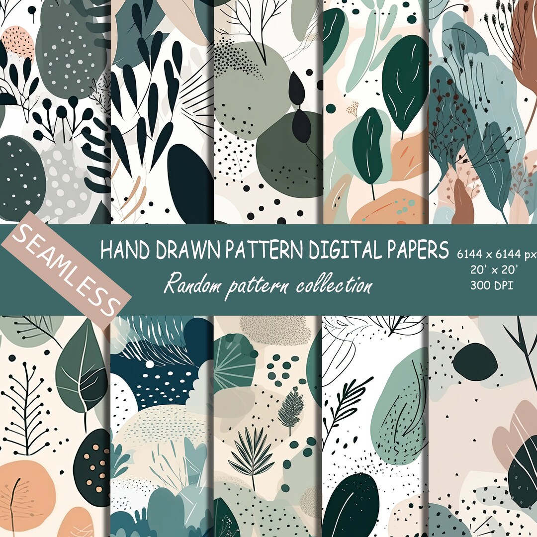 Earthy Elegance Paper Pack - Etsy