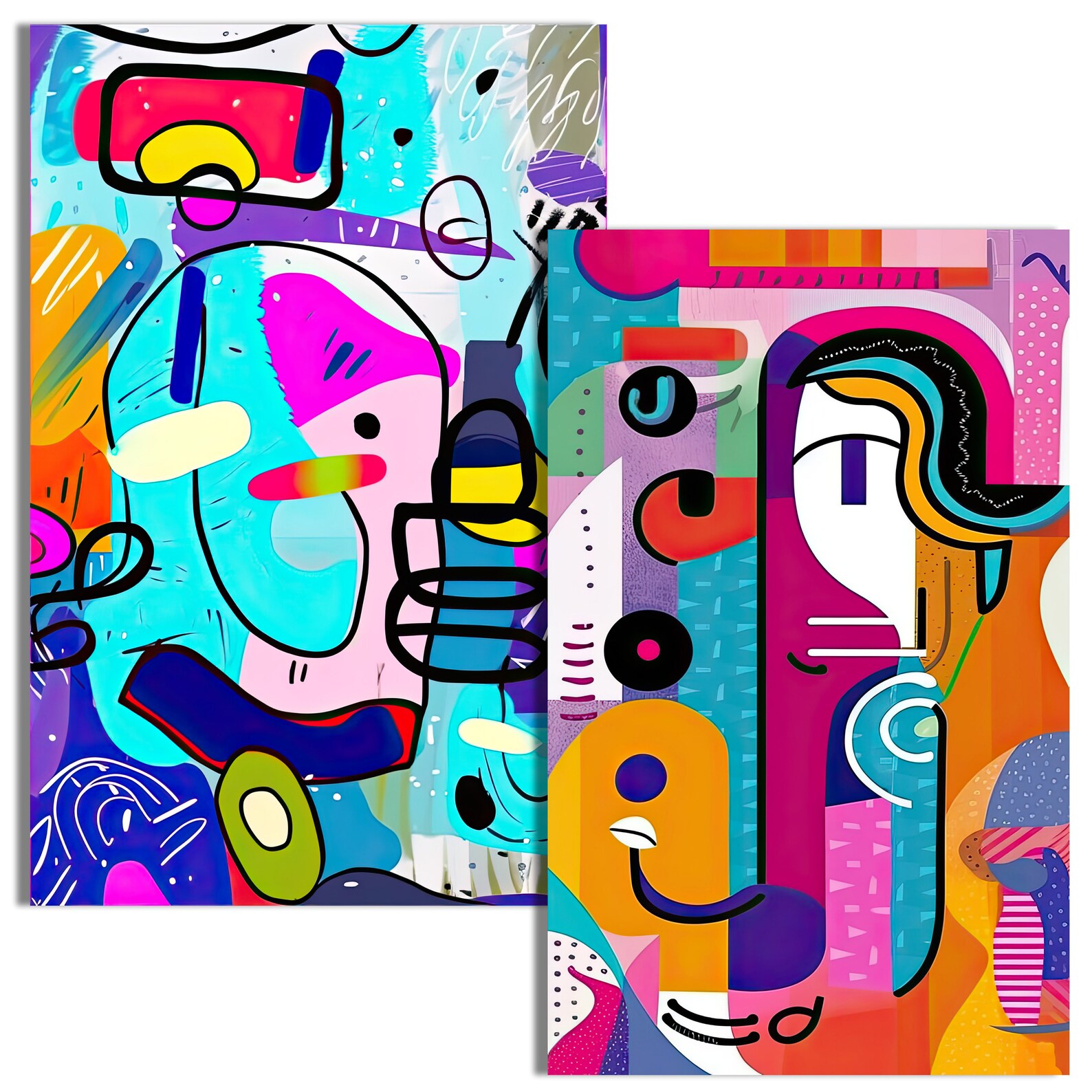Random Frenzy: Digital Printable Paper Pack With 10 Patterns - Etsy