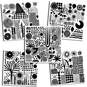 Digital Doodles Paper Pack - Etsy