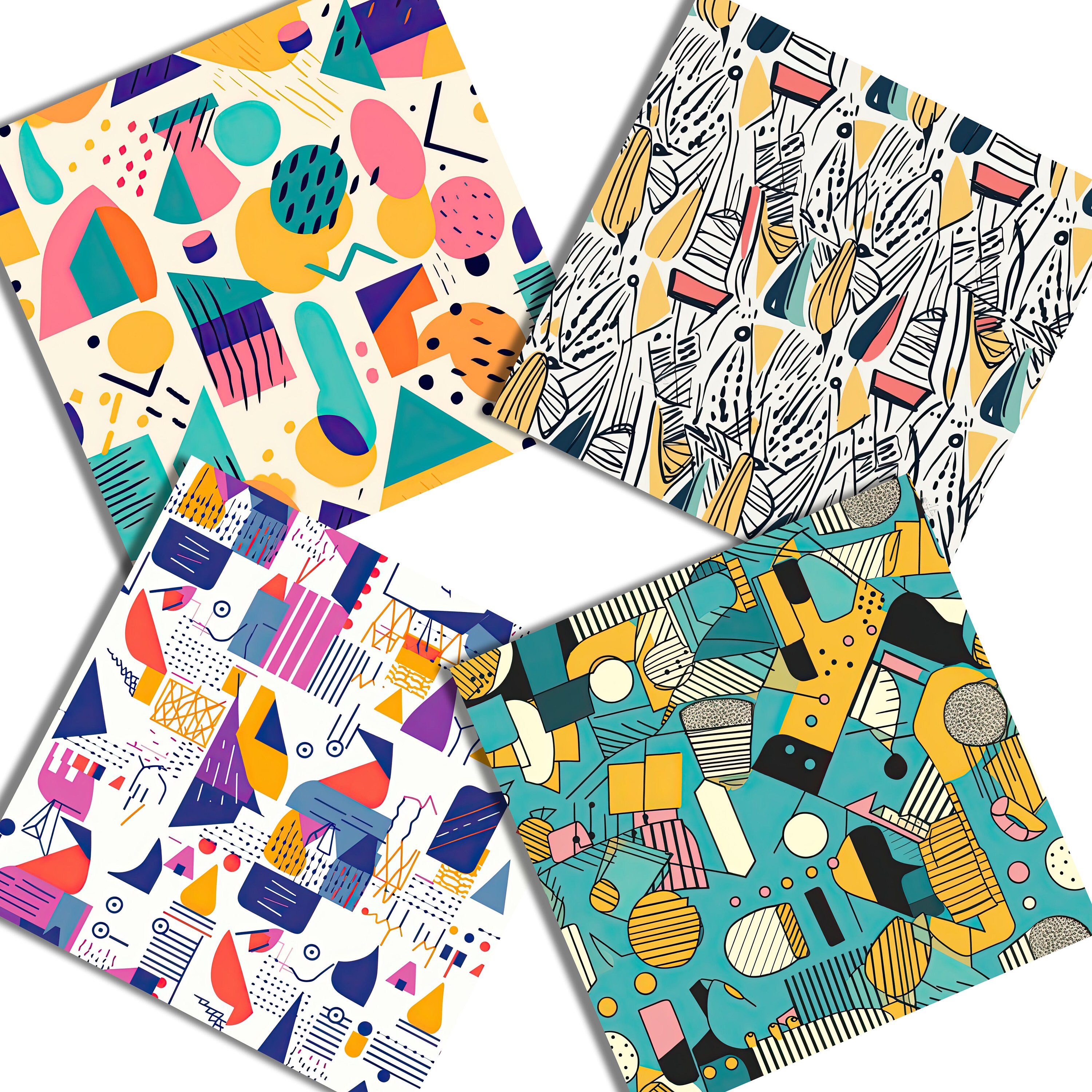 Digital Delights: Digital Printable Paper Pack With 10 Patterns - Etsy