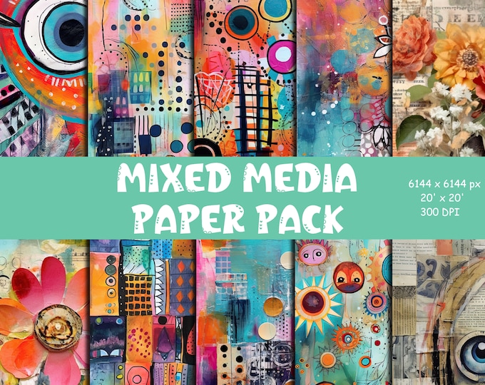 Watercolour Whimsy Houses Digital Paper Pack - Etsy