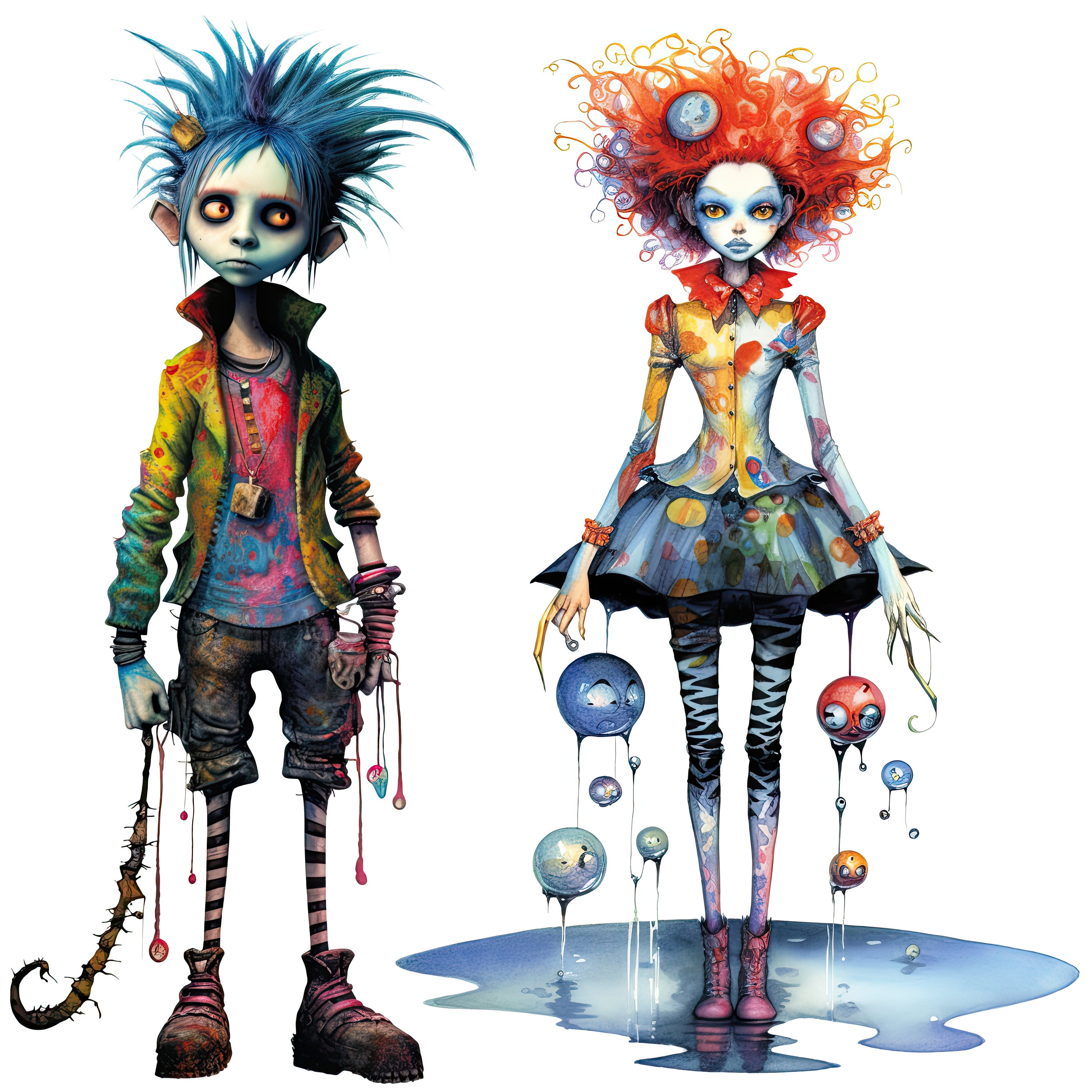 Sweet Whimsy Digital Character Pack - Etsy UK