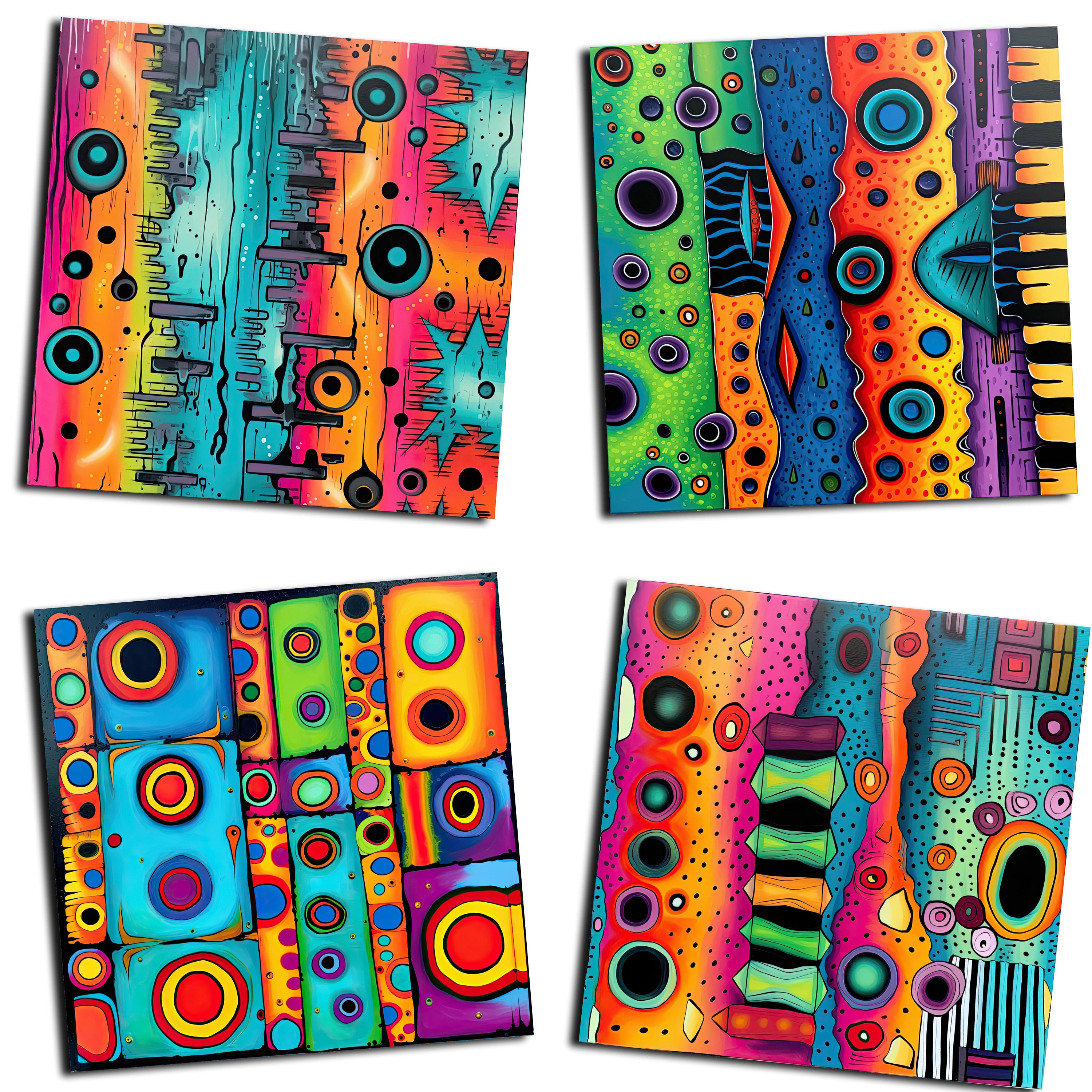 Abstract Alchemy Digital Paper Pack - Etsy