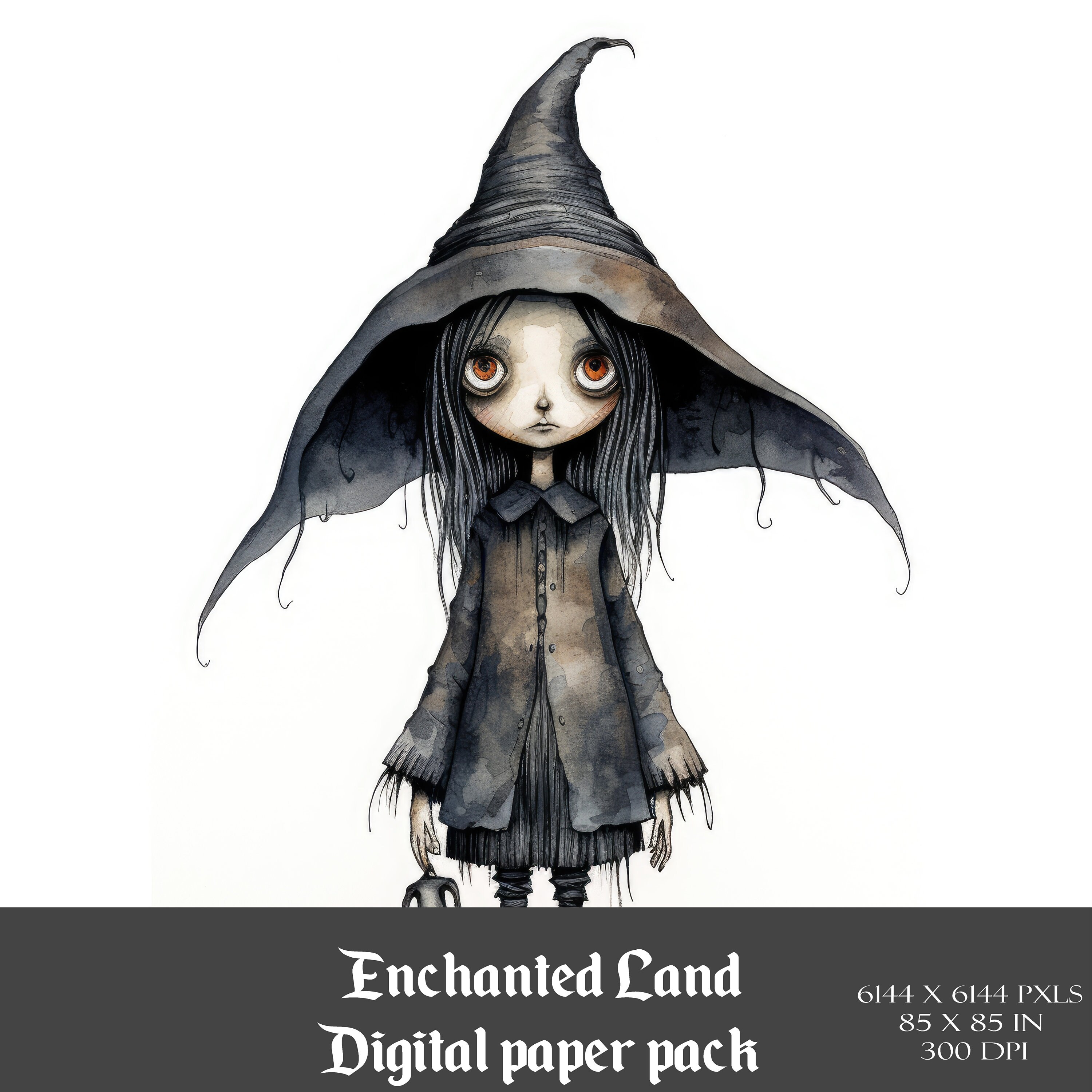 Enchanted Land Digital Paper Pack - Etsy