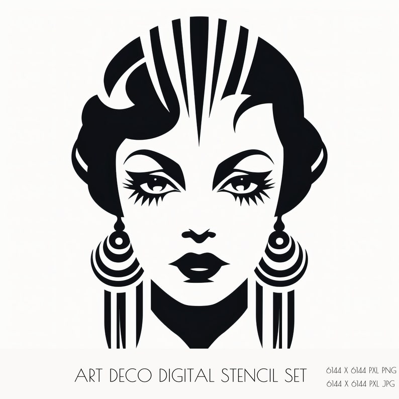 Gatsby Glam Art Deco Digital Paper Pack - Etsy