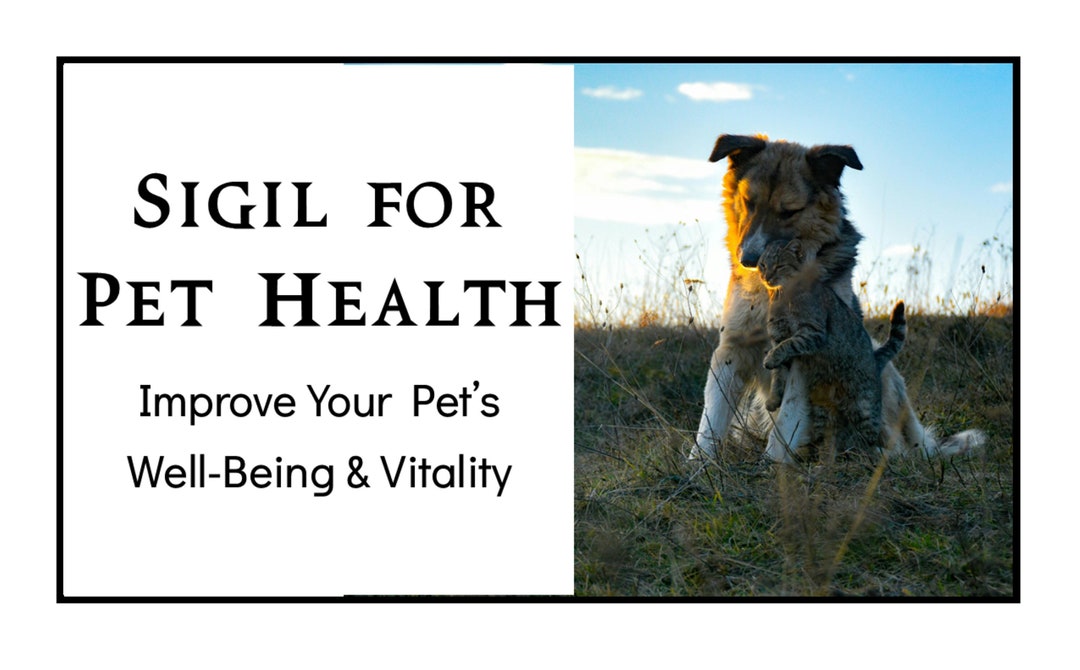 Digital Sigil for Pet Health Pet Well-being Pet Protection Pet Vitality ...