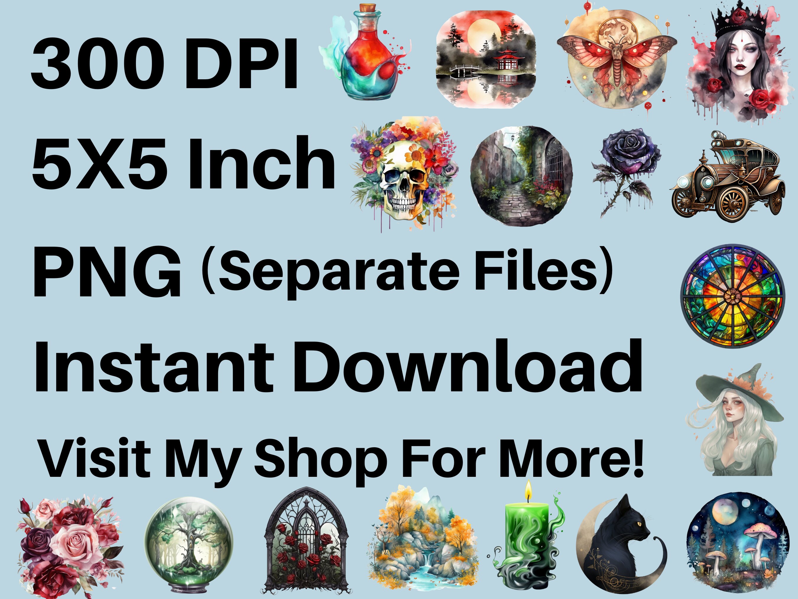 Dark Witch Clipart, Witch Clip Art Png, Magic Clip Art, Mystical ...