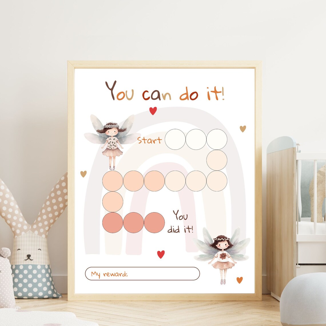 Fairy Behavior Reward Chart, Kids Chore Tracker (printable) - Etsy