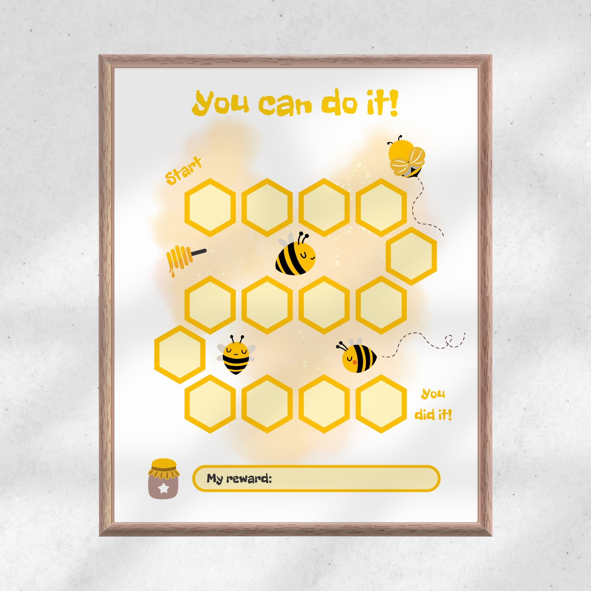 Honey Bee Reward Chart, Reward Chart Kids, Motivate Kids, Kindergarten ...