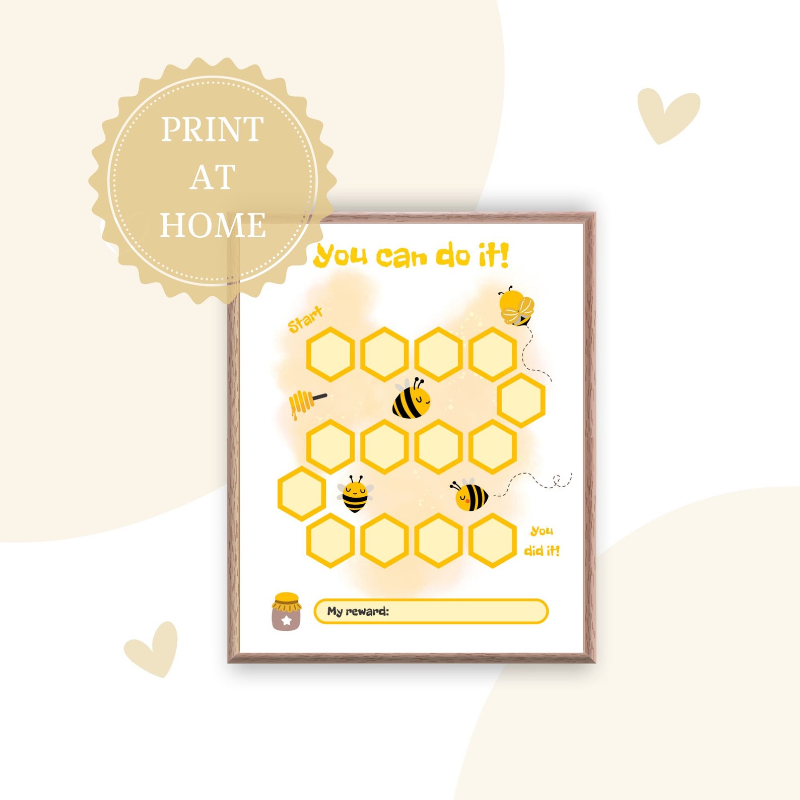 Honey Bee Reward Chart, Reward Chart Kids, Motivate Kids, Kindergarten ...