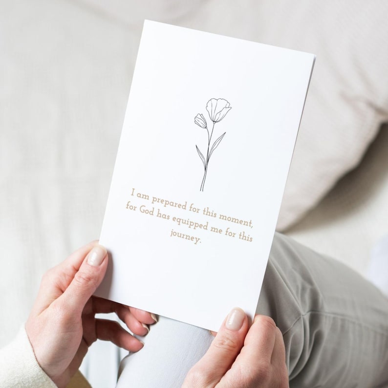40 Christian Birth Affirmation Cards – Printable Digital Download for ...