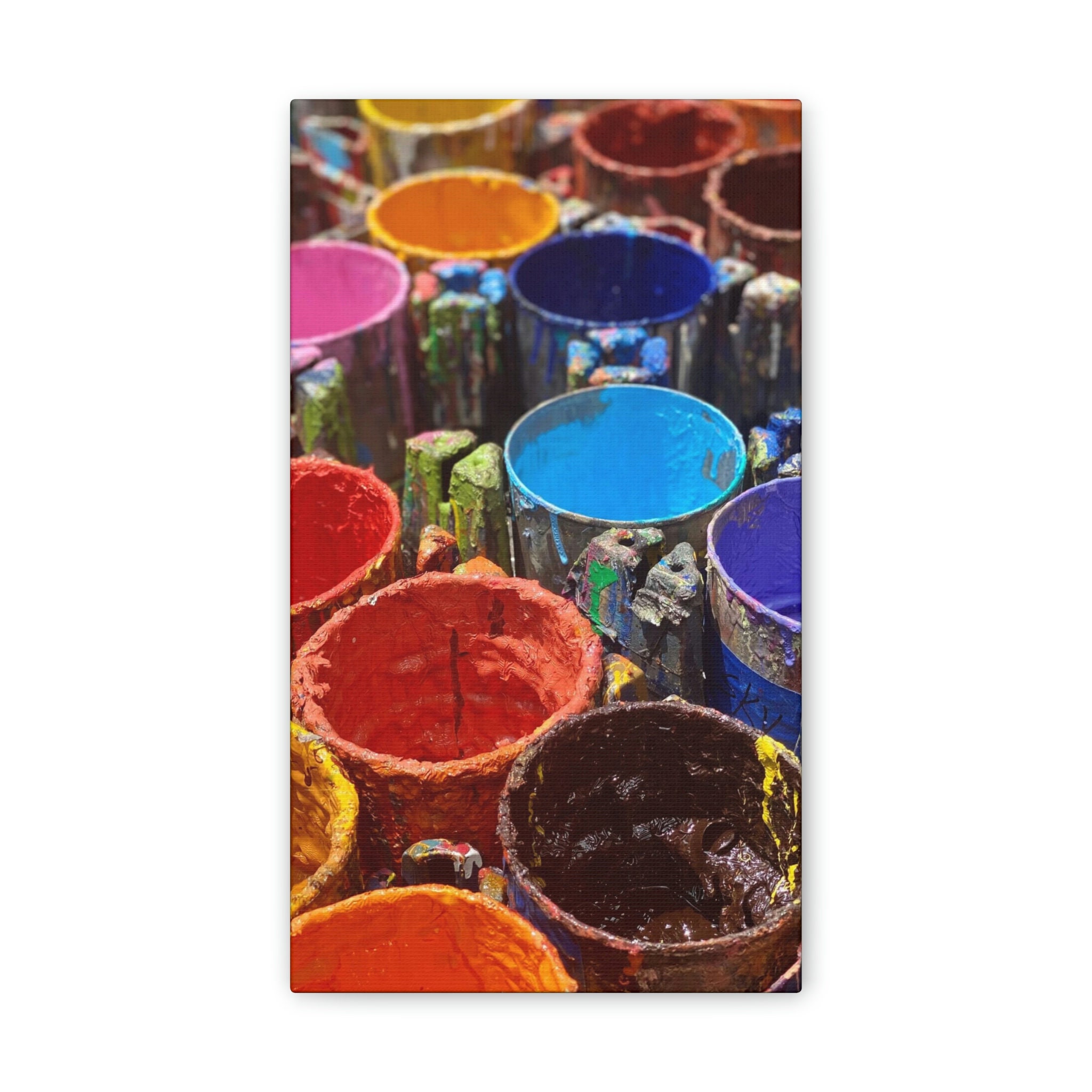 Burst of Colors Paint Cans Home Decor Colorful Art Photography Brooklyn ...