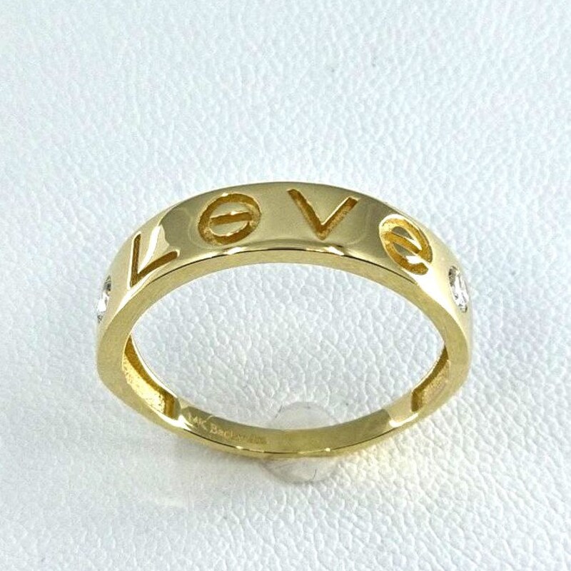 Gold Love Ring - Etsy