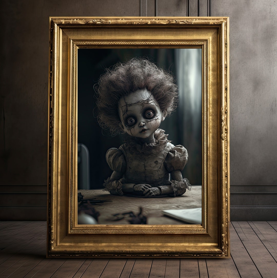 Broken Doll Art Print Creepy Wall Art Dark Room Decor - Etsy