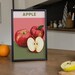 Apple Fruit Kitchen Wall Art, Apple Kitchen Poster, Kitchen Prints ...