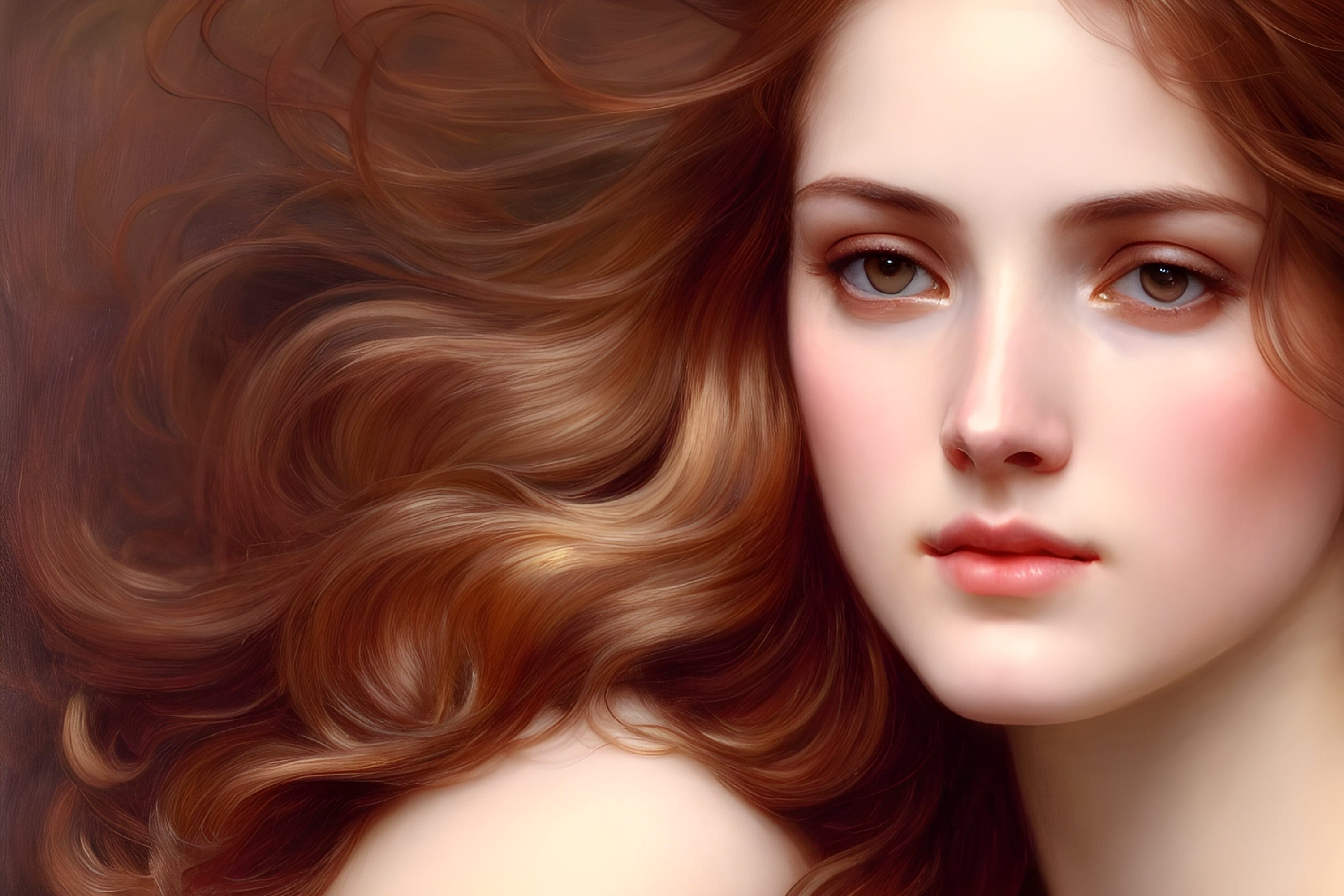 Digital Art | Beautifully Captured: Original Female Portrait Painting ...