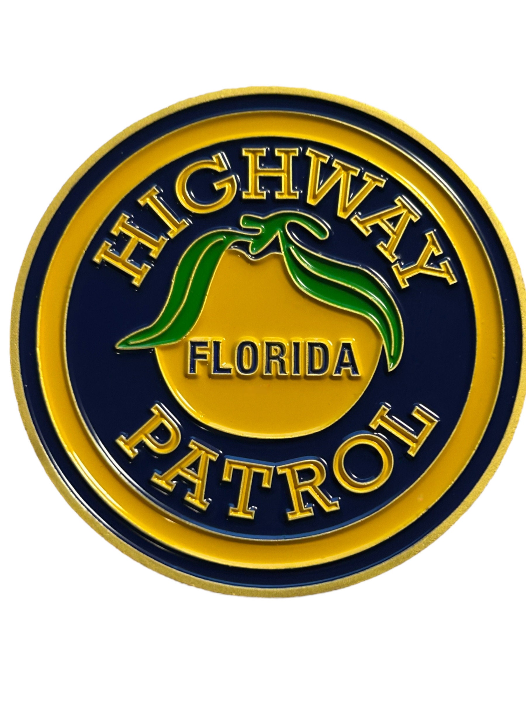 Traditional Florida Highway Patrol Door Decal Shoulder Patch Challenge ...