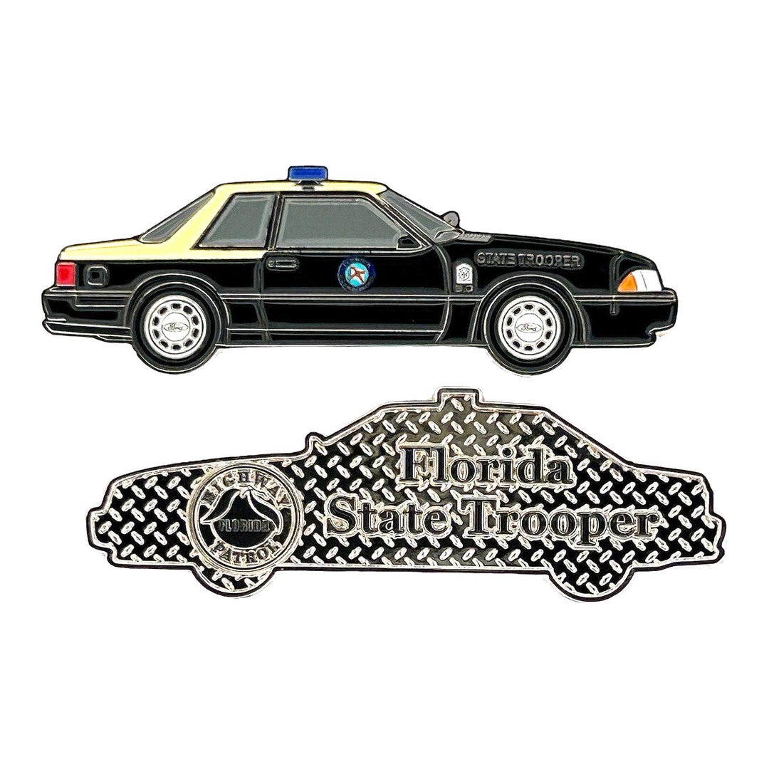 Florida Highway Patrol 5.0 Ford Mustang Foxbody Patrol Car Challenge ...