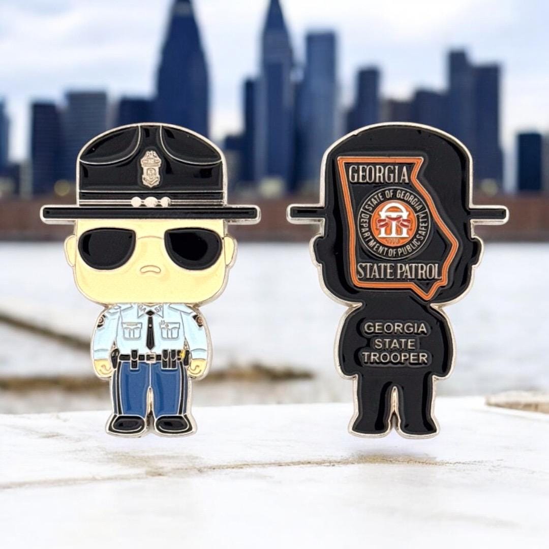 Georgia State Patrol Funko Pop Mini Trooper Challenge Coin V1 - Etsy