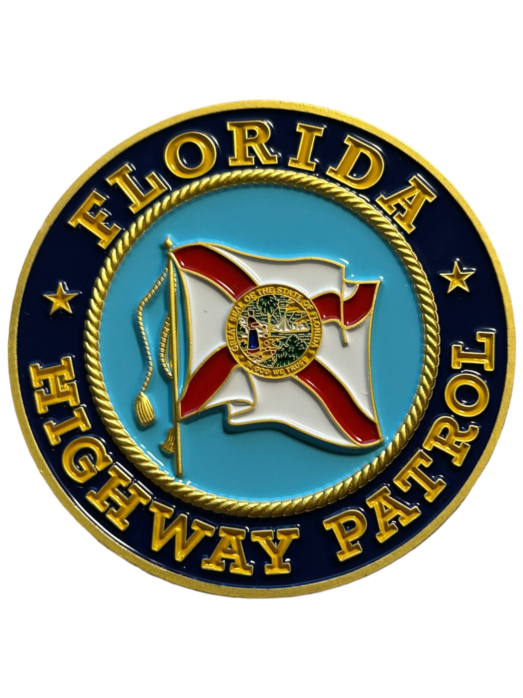 Traditional Florida Highway Patrol Door Decal Shoulder Patch Challenge ...