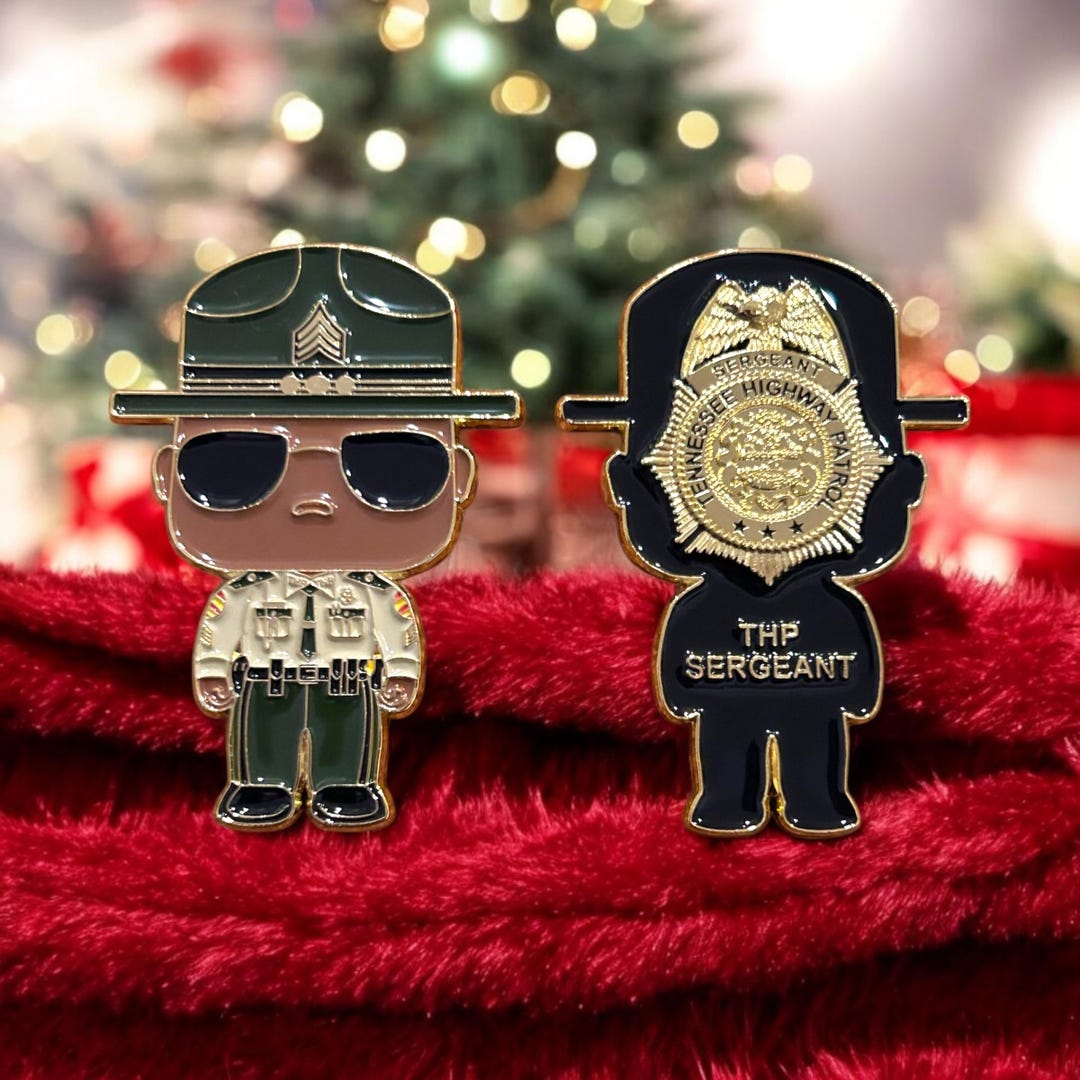 Tennessee Highway Patrol Mini SERGEANT Challenge Coin, THP Collectible ...