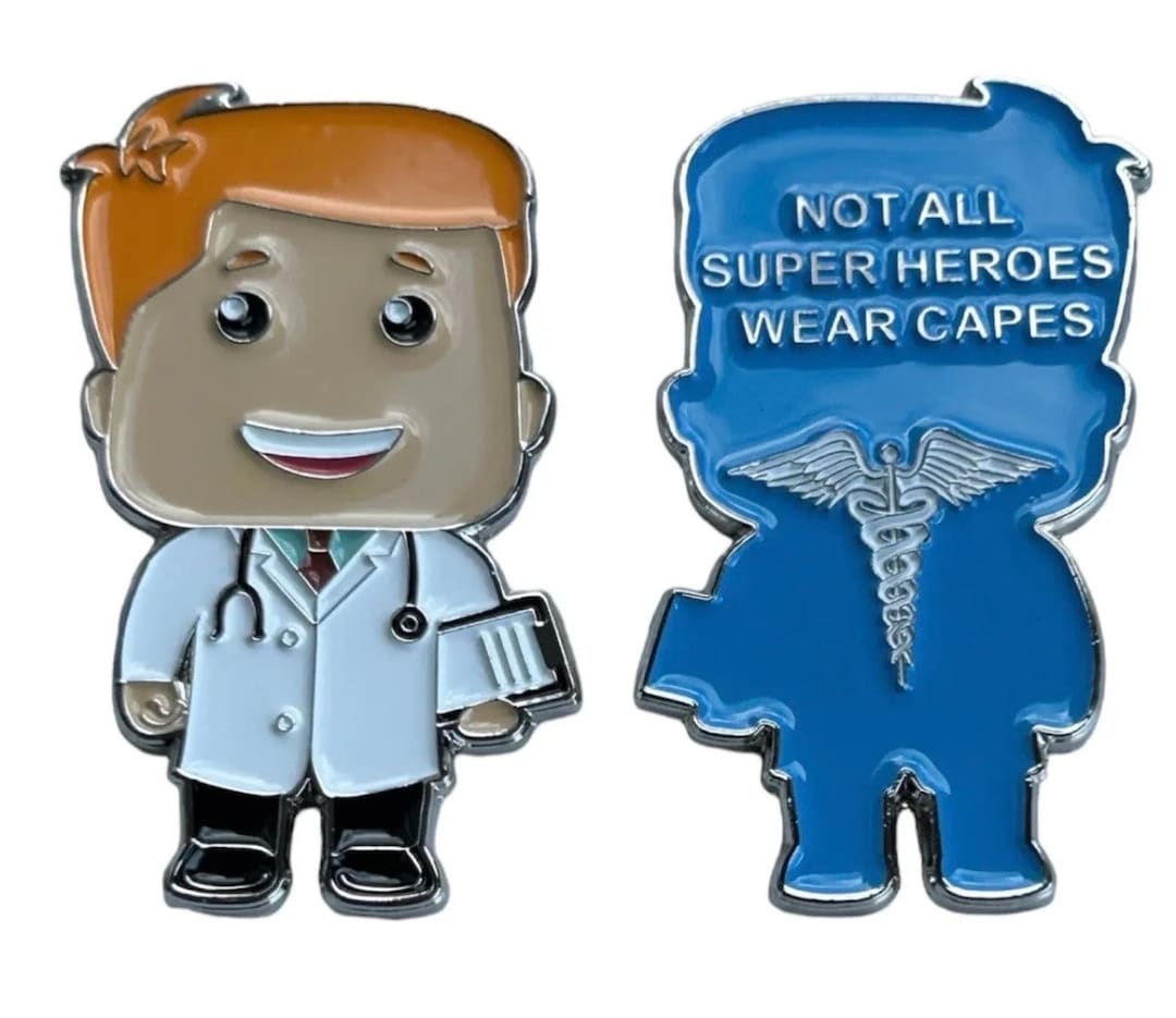 Doctor Challenge Coin: Medical Super Hero Gift - Etsy