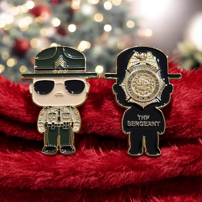 Tennessee Highway Patrol Mini SERGEANT Challenge Coin, THP Collectible ...