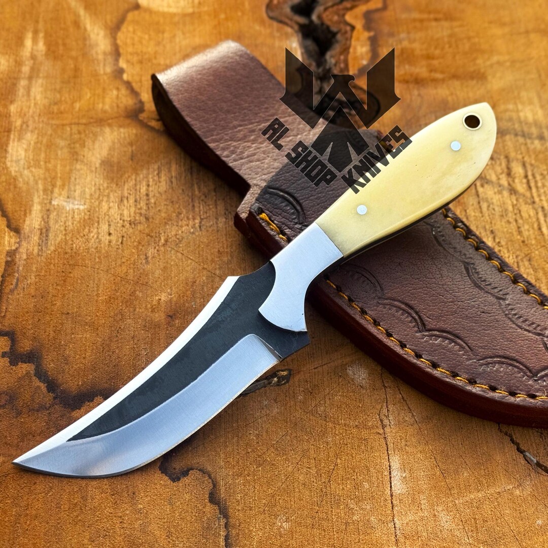 Handmade Cowboy Rasp Knife, Hunting Knife, Bushcraft Camping Knife ...