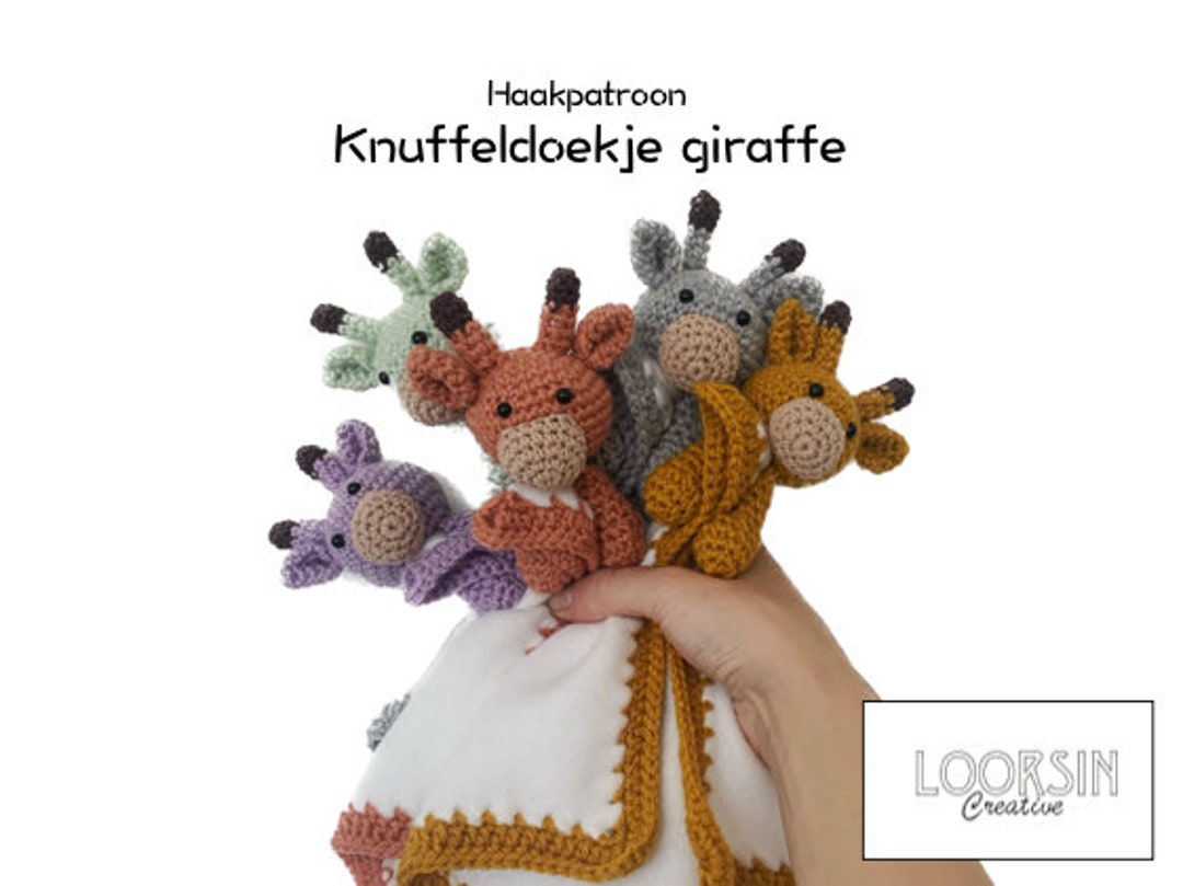 Crochet Pattern Cuddle Cloth Giraffe - Etsy