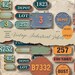 Vintage Industrial Printable Labels | A4 Digital Download | Rusty ...