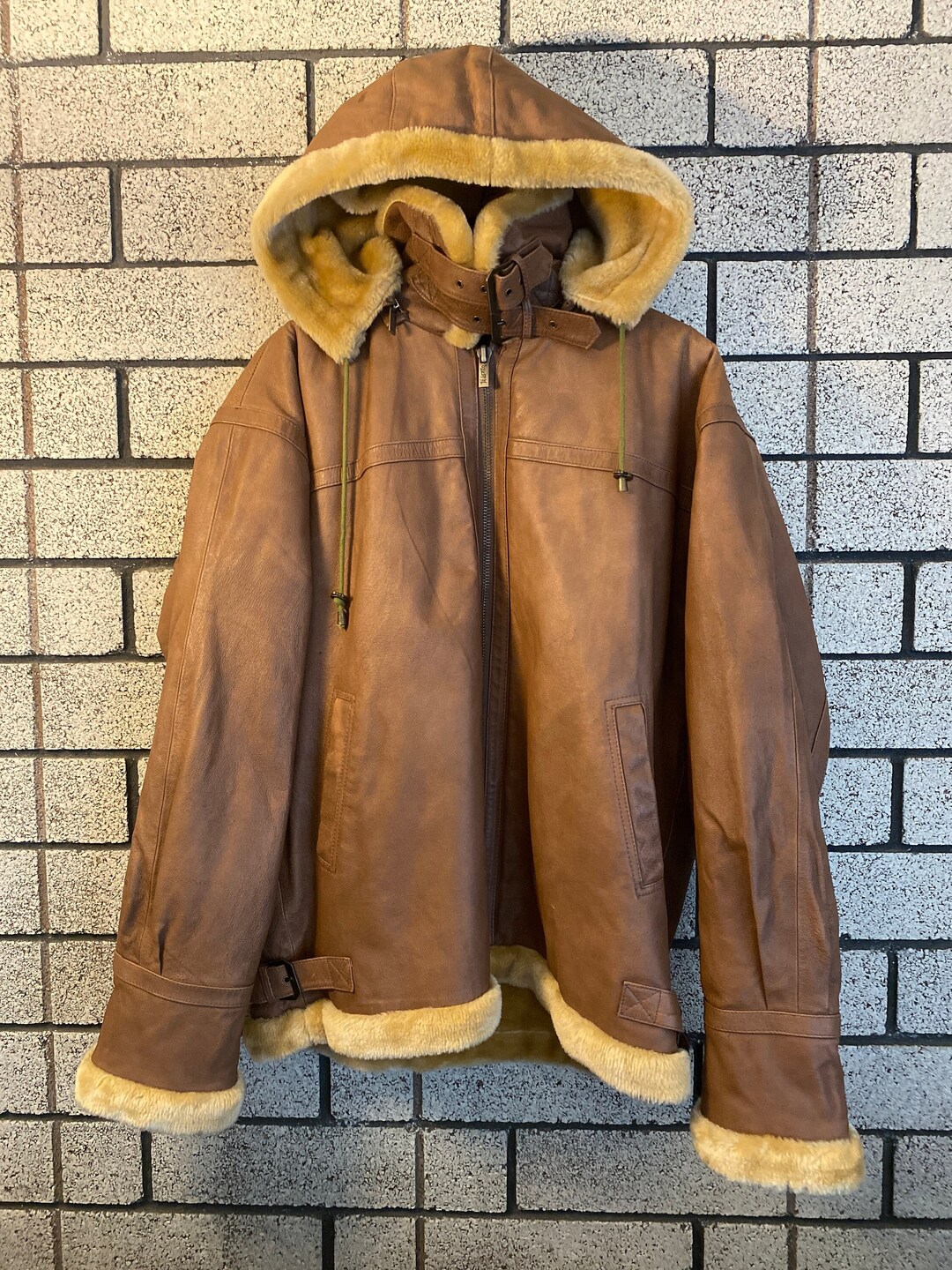 Genuine Leather Vilanto Bomber Jacket - Etsy