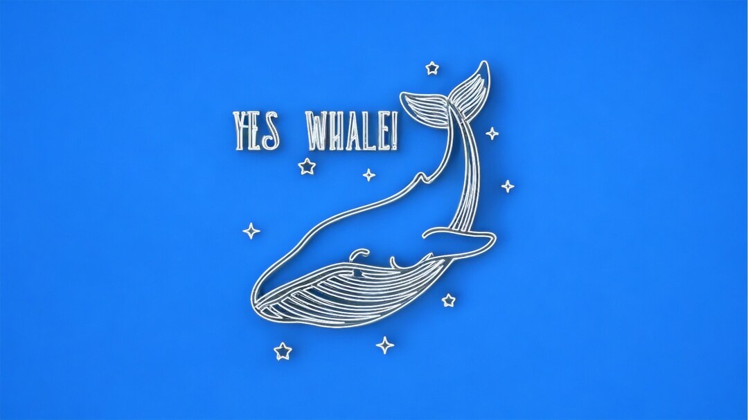 Taylor Inspired yes Whale Vinyl Sticker - Etsy