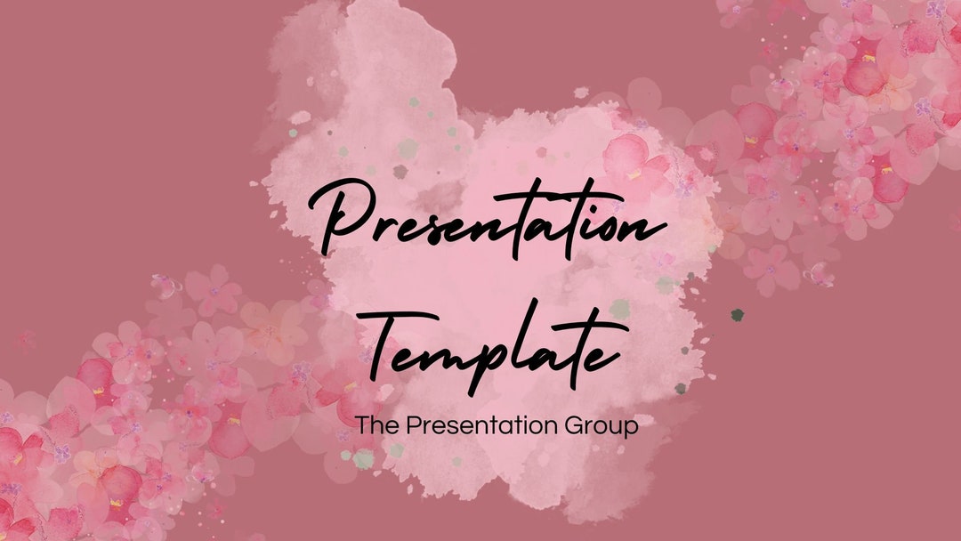 Fun Presentation Template - Etsy