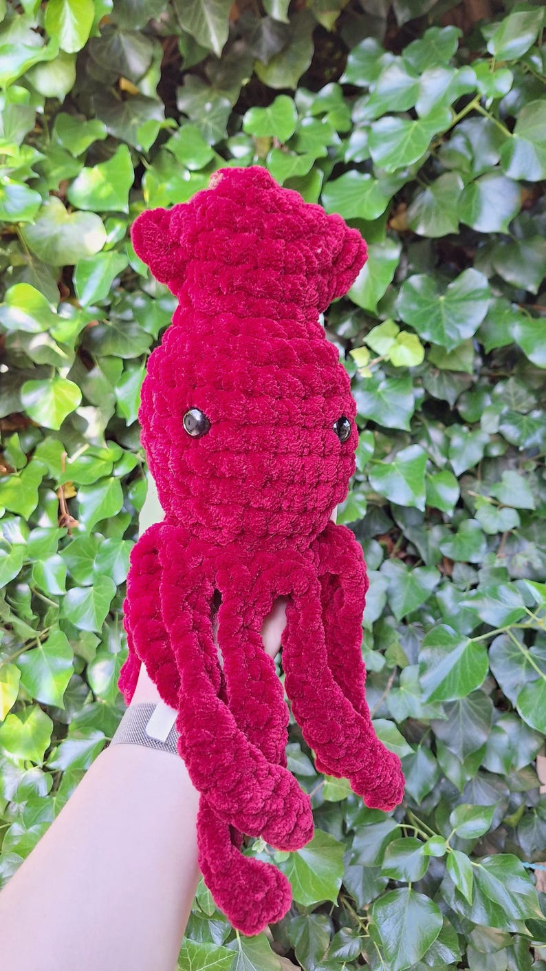 Crochet Pattern Squid (PDF) | Amigurumi Soft Toy | DIY Instructions in German and English - Etsy