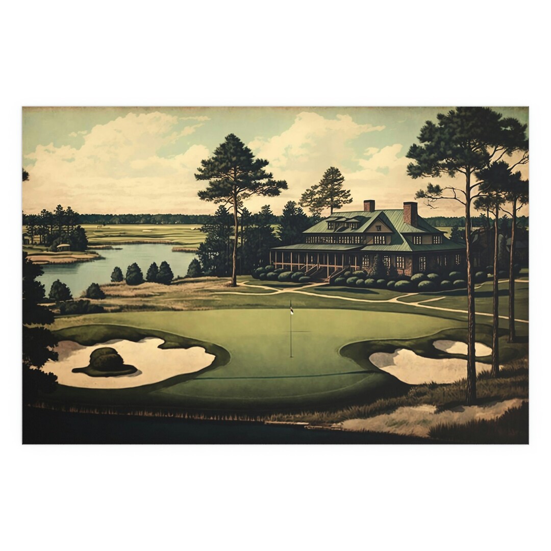 Golfers Imagination Golf Wall Decor Vintage Golfing Artwork Golf Lover ...