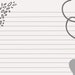 Abstract Writing Paper, Printable Stationery Paper, Lined and Unlined ...