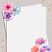 Printable Writing Paper, Floral Design - Etsy