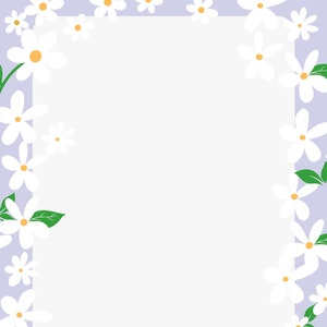 Printable Writing Paper, Floral Design - Etsy