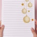 Christmas Writing Paper, Printable, 25 Diferent Designs, US Letter Size ...