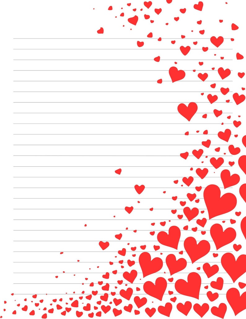 Printable Writing Paper, 10 Designs, Lined and Unlined, US Letter Size ...