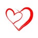 Heart, Two Hearts, 10 Different Designs, Png, Svg, Jpg, Pdf - Etsy