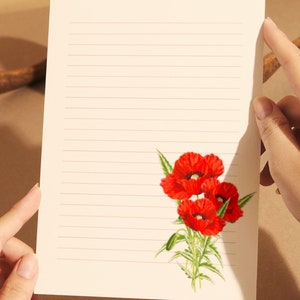 Printable Writing Paper, 5 Designs, 4 Sizes - Etsy