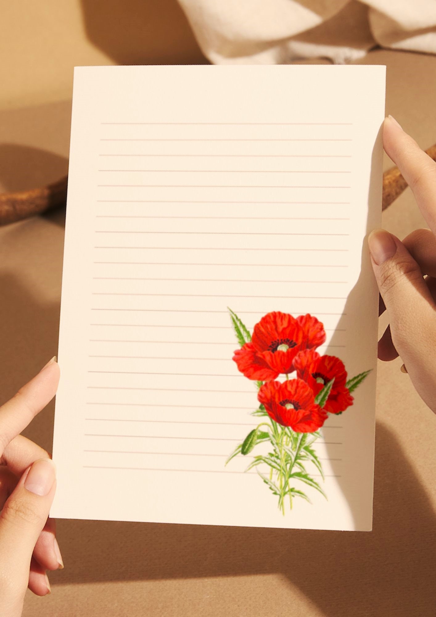 Printable Writing Paper, 5 Designs, 4 Sizes - Etsy