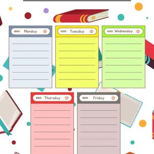 Printable School Timetable,school Schedule,school Planner,kids School ...