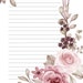 Printable Writing Paper, You Get 8 Different Designs, Lined and Unlined ...
