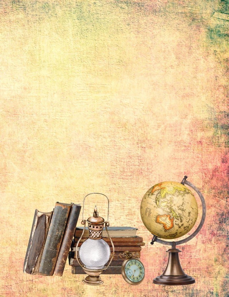 Printable Writing Paper, Vintage Design - Etsy