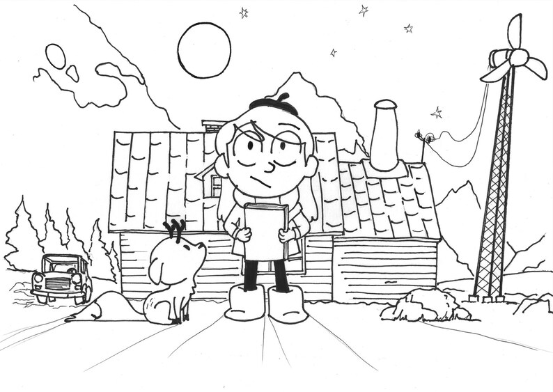 Hilda Cartoon Coloring Book,coloring Pages for Kids,kids Coloring Pages ...