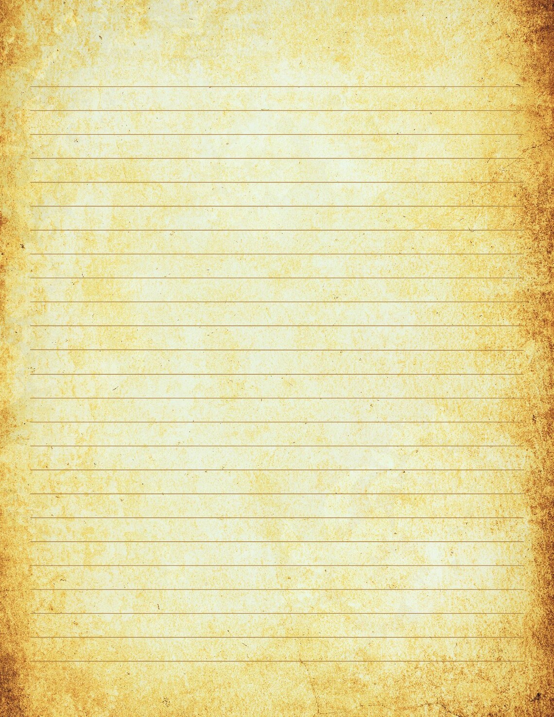 Printable Writing Paper, Vintage Lined Paper, 10 Different Designs - Etsy