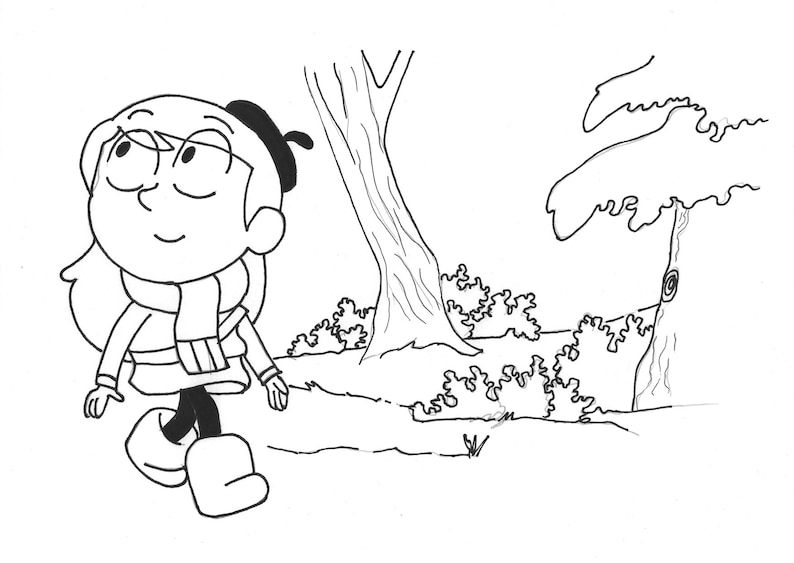 Hilda Cartoon Coloring Book,coloring Pages for Kids,kids Coloring Pages ...